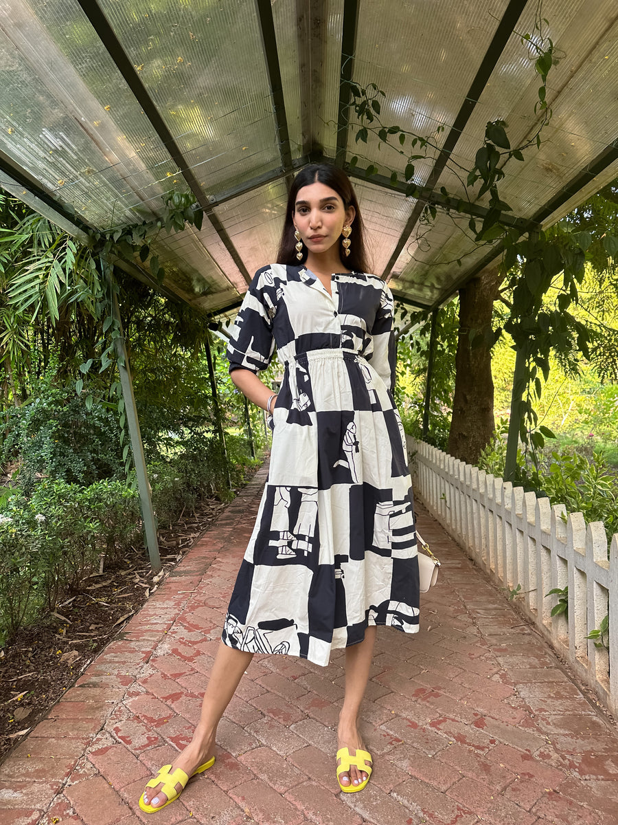 October 24 [ cut out midi dress ] – RADHARAMAN